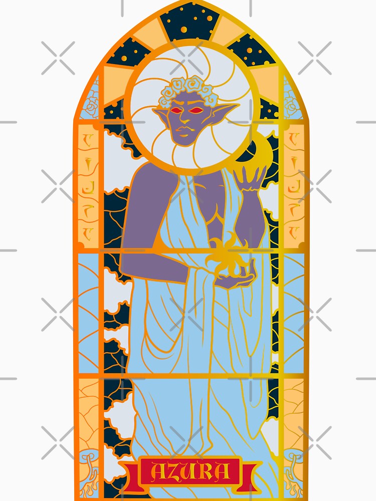 "Azura Oblivion Stained Glass Window | Prince Fantasy Scrolls RPG Gamer ...