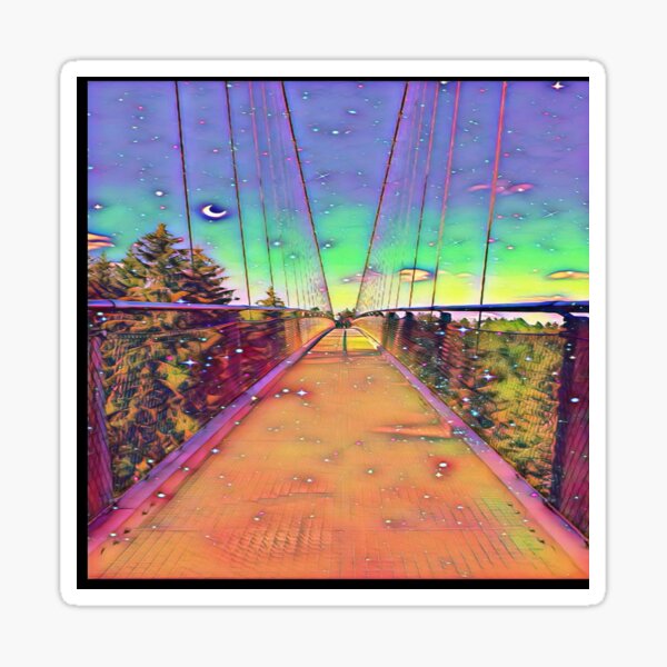 "Bridge" Sticker by simpa79 | Redbubble