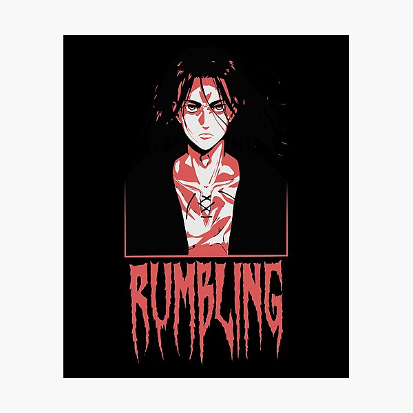 "Eren Yeager The Rumbling Attack on Titan Final Season" Photographic ...