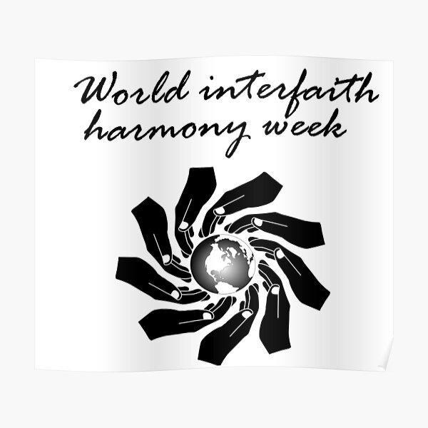 "world interfaith harmony week Popular Design" Poster for Sale by ...