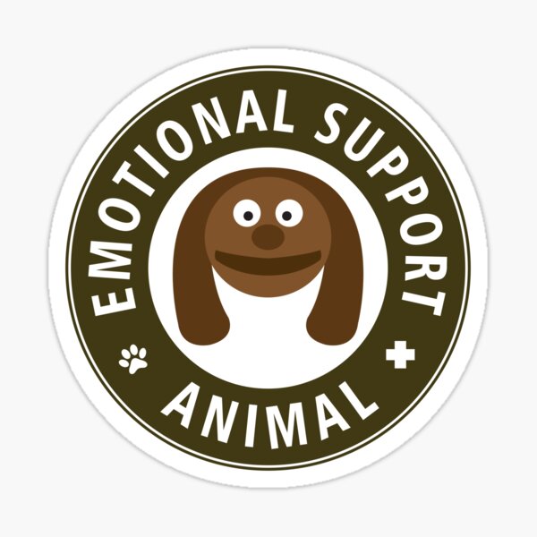 "Muppets Emotional Support Animal 4" Sticker by renzana | Redbubble