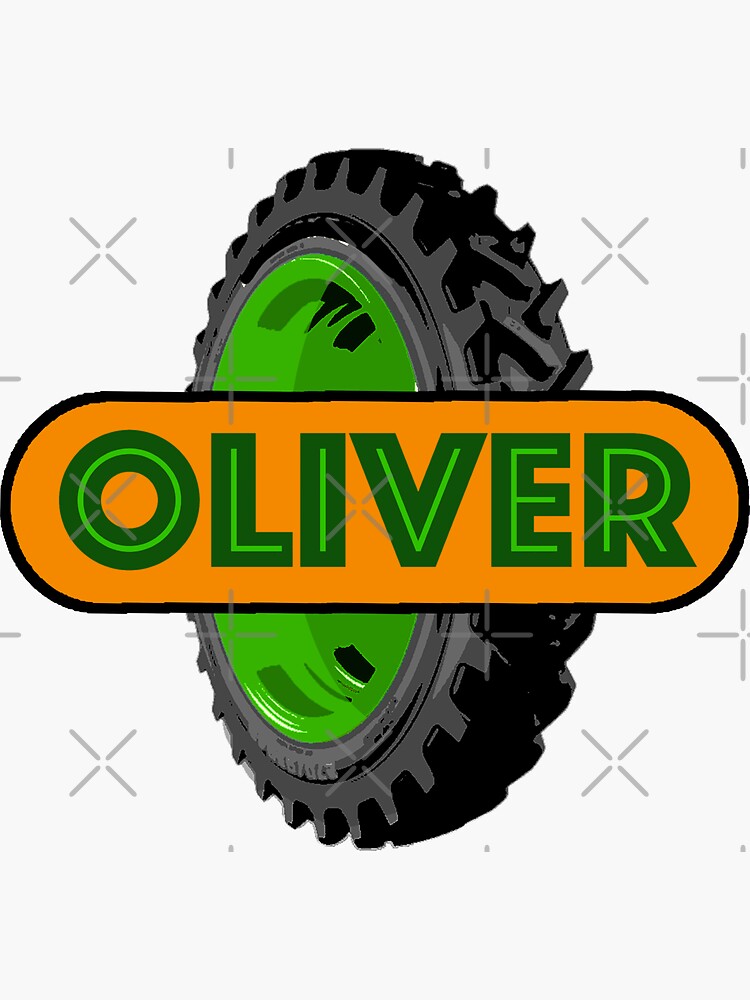 "Vintage Oliver Tractors" Sticker for Sale by Centuryvault | Redbubble
