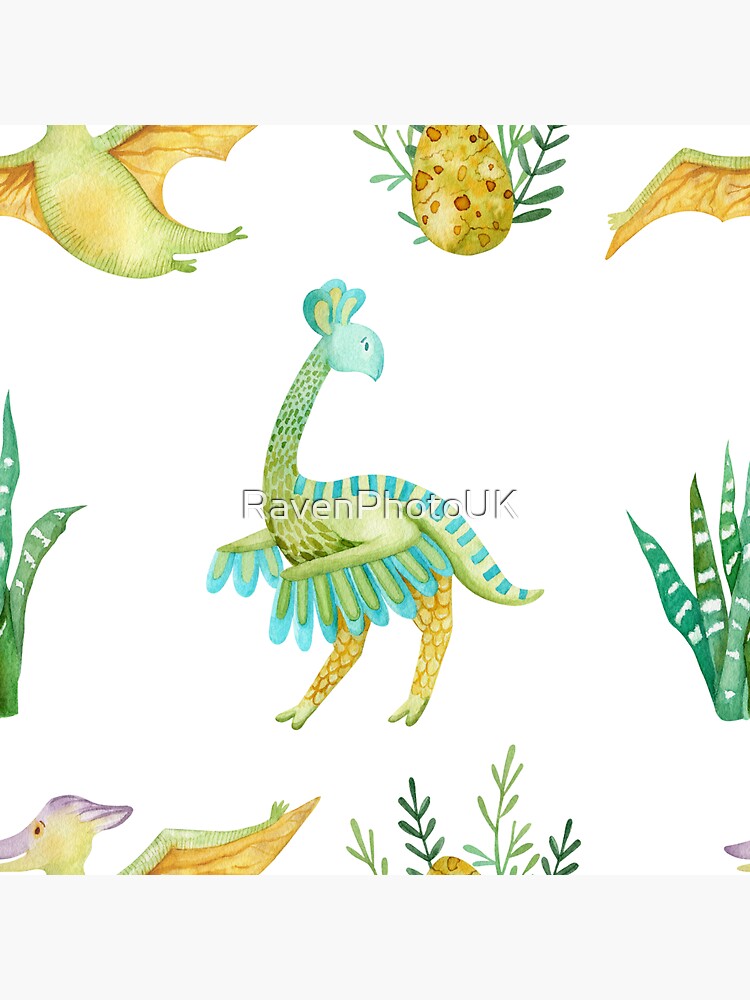 "Cute flying dinosaurs" Sticker by RavenPhotoUK | Redbubble