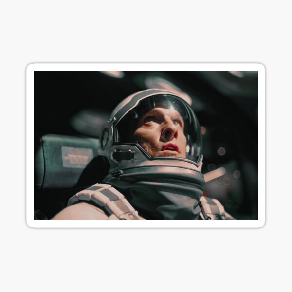 "matthew mcconaughey, "interstellar" sticker" Sticker by themorganlane ...