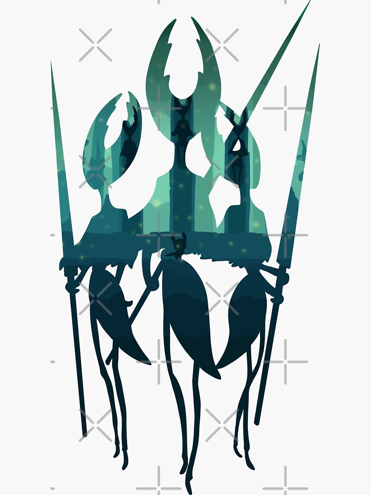 "Hollow Knight - Mantis Lords" Sticker for Sale by AstriumArt | Redbubble