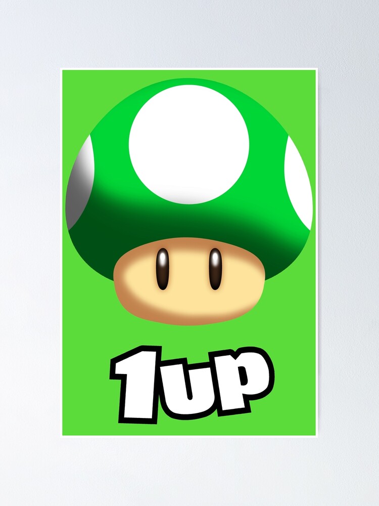 "1UP" Poster for Sale by ANAIDEIADESIGNS | Redbubble