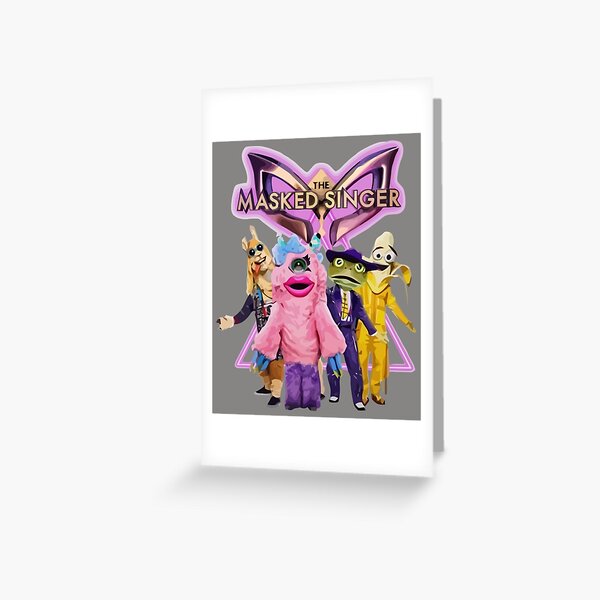 "The Masked Singer Merch ITV Masked Singer " Greeting Card for Sale by ...