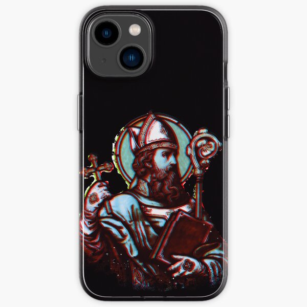 "Saint Patrick Grunge Retrowave 80s retro 3D Style Christian cross and ...