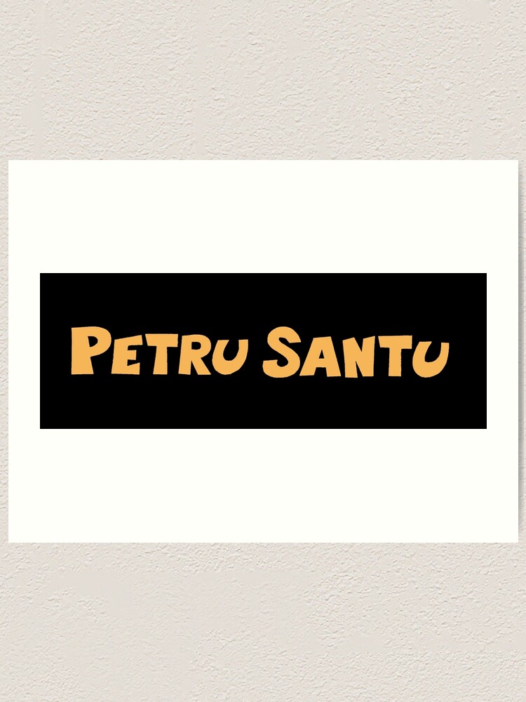 "Petru Santu - Logo" Art Print for Sale by CorsicaComix | Redbubble