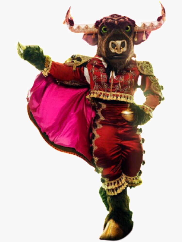"Masked Singer US Season 6 Costume - Bull " Sticker for Sale by ...