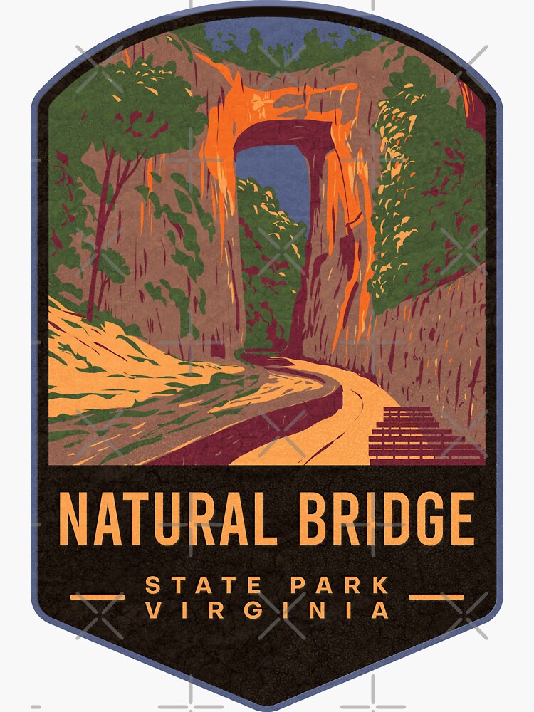 "Natural Bridge State Park" Sticker for Sale by JordanHolmes | Redbubble