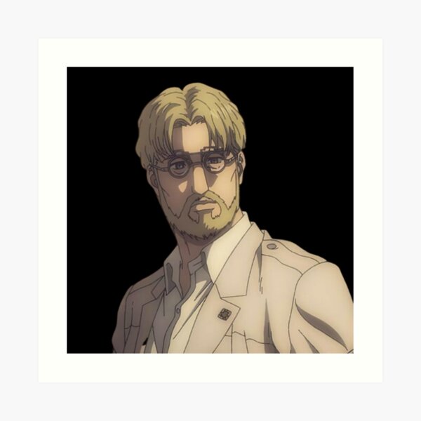 "Zeke yeager Glasses | anime fan art | Titan" Art Print for Sale by ...