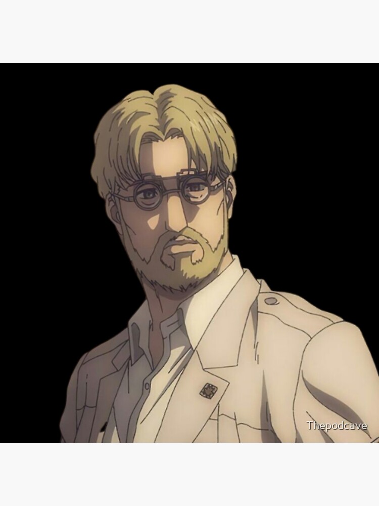 "Zeke yeager Glasses | anime fan art | Titan" Poster by Thepodcave ...