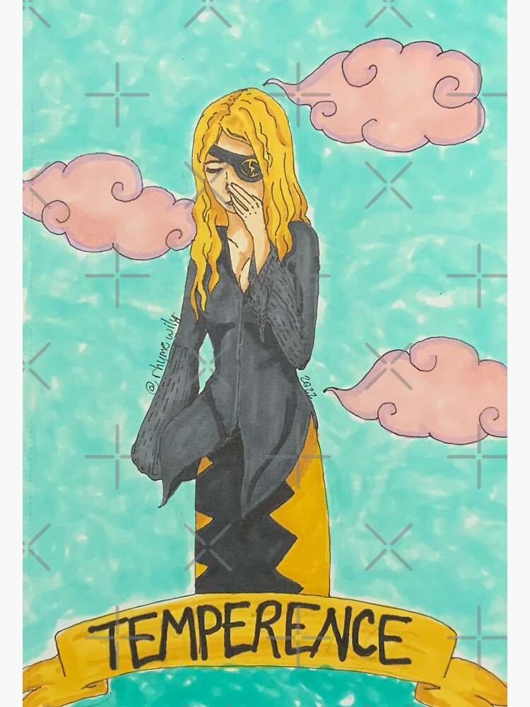 "Soul Eater Tarot - Temperance " Sticker by rhymewily14 | Redbubble