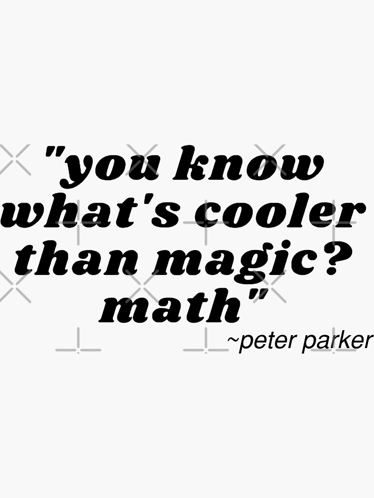 "peter parker reference" Sticker for Sale by Swiftpanther | Redbubble