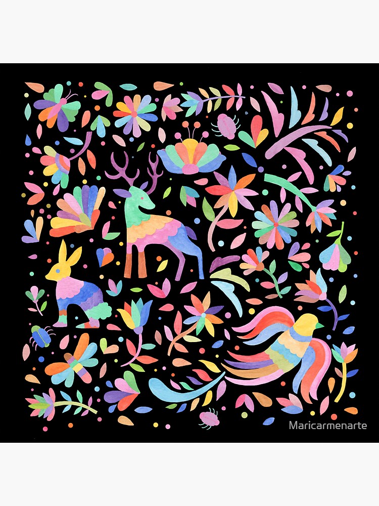 "Tenango" Sticker by Maricarmenarte | Redbubble