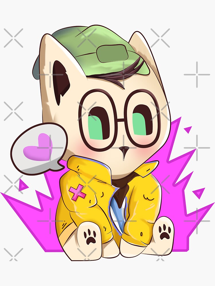 "Süße Katze Killjoy Valorant" Sticker von estudiopublik | Redbubble