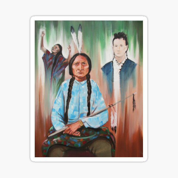 "Sitting Bull" Sticker for Sale by cyriljr | Redbubble