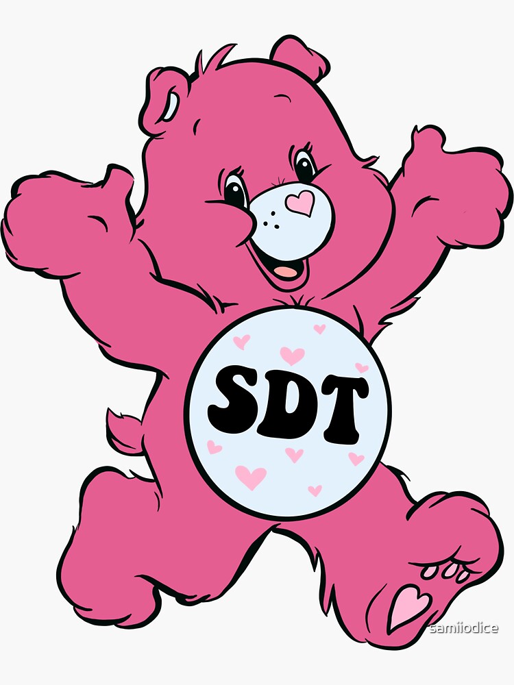 "Copy of sdt bear" Sticker for Sale by samiiodice | Redbubble