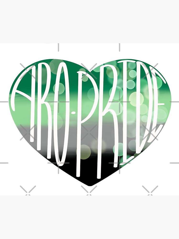""Aro Pride" Heart" Poster for Sale by KitAryn | Redbubble
