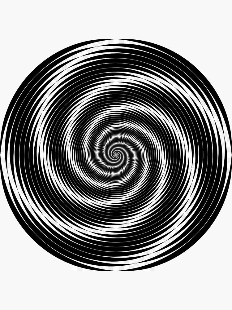 "spiral" Sticker by Makisat | Redbubble
