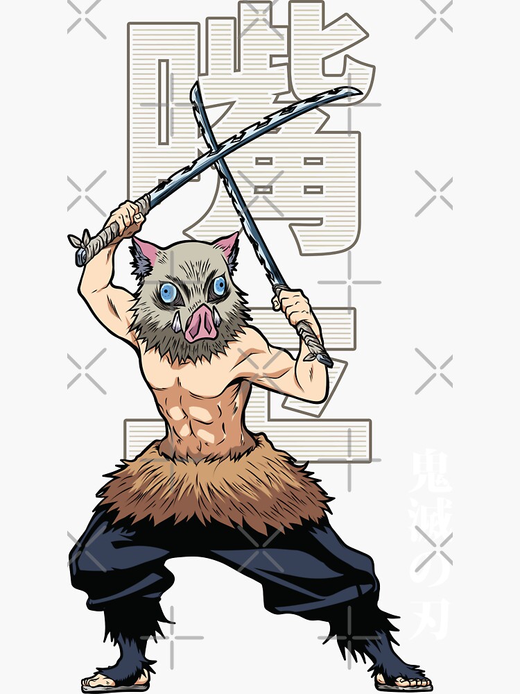 "INOSUKE" Sticker by swiro | Redbubble