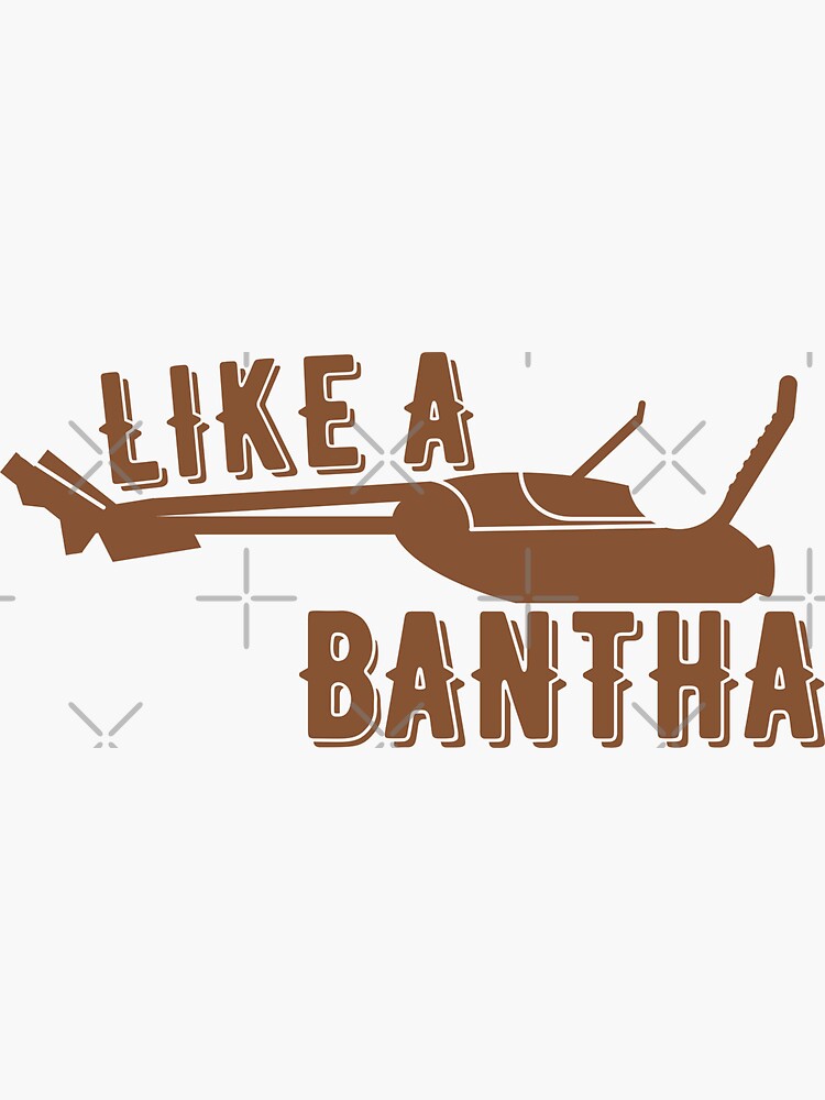 "Wie ein Bantha! Typ III - Logo der Boba Raiders - Sandspeeder - Nikto ...