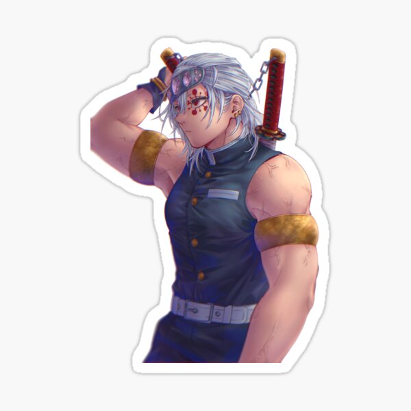 " Tengen Uzui - Kimetsu No Yaiba" Sticker von OtakuEmporium | Redbubble