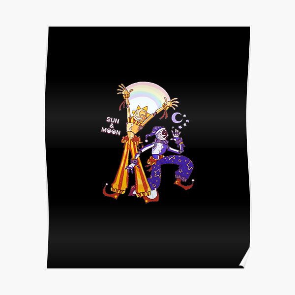 "Fnaf Security Breach Sun And Moon" Poster for Sale by Bellla-m | Redbubble