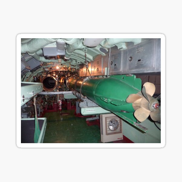 "Torpedo room of an old nuclear submarine." Sticker by GF2025 | Redbubble