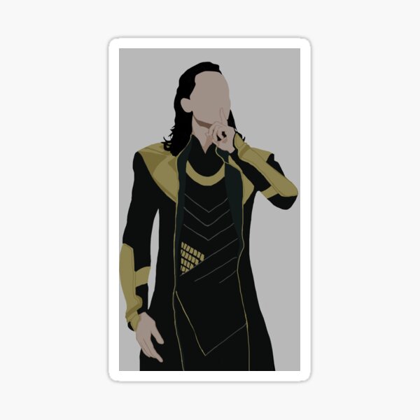 "Loki " Sticker by Aurina | Redbubble