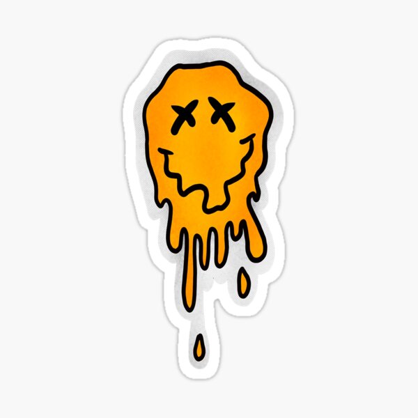 "Melt Face" Sticker for Sale by Firetree | Redbubble