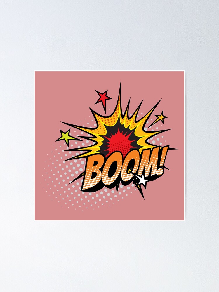 "Boom Boom" Poster for Sale by Blingyug | Redbubble