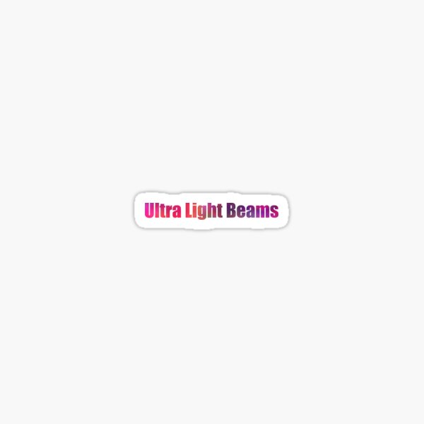 "Ultra Light Beams Design" Sticker for Sale by dominiccosta | Redbubble