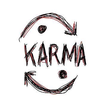"Karma drawing | Karmic theories" Art Board Print for Sale by Orloff ...