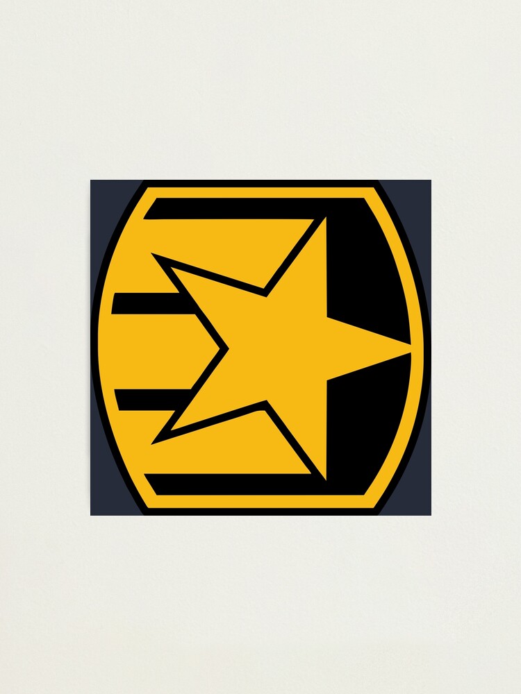 "G i Joe Star Logo" Photographic Print for Sale by aliberalino | Redbubble