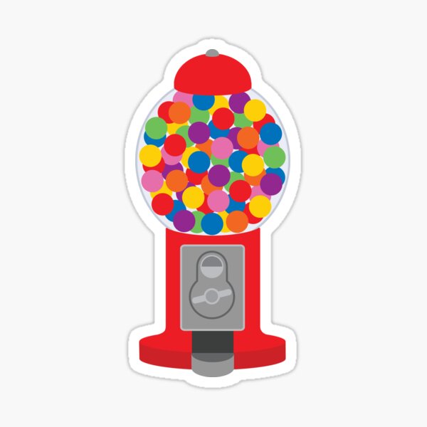 "Candy Vending Machine" Sticker for Sale by UORU | Redbubble