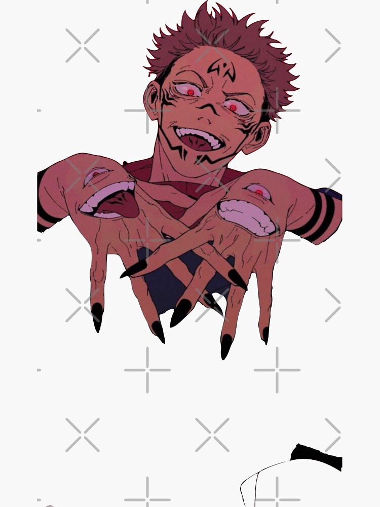 "SAKUNA JUJUTSU KASIEN" Sticker for Sale by theminimalzone | Redbubble