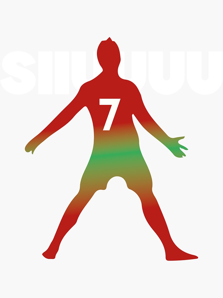 "siuuu Ronaldo Portugal " Sticker for Sale by Ultras- | Redbubble