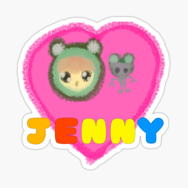 "Jenny's Drawing" Sticker for Sale by HocotateHoard | Redbubble