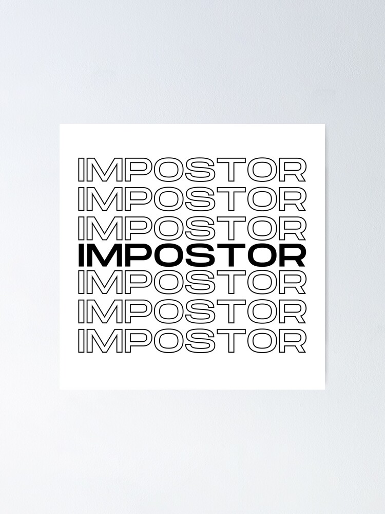 "Impostor Among us Design- Funny Aesthetic Design" Poster for Sale by ...