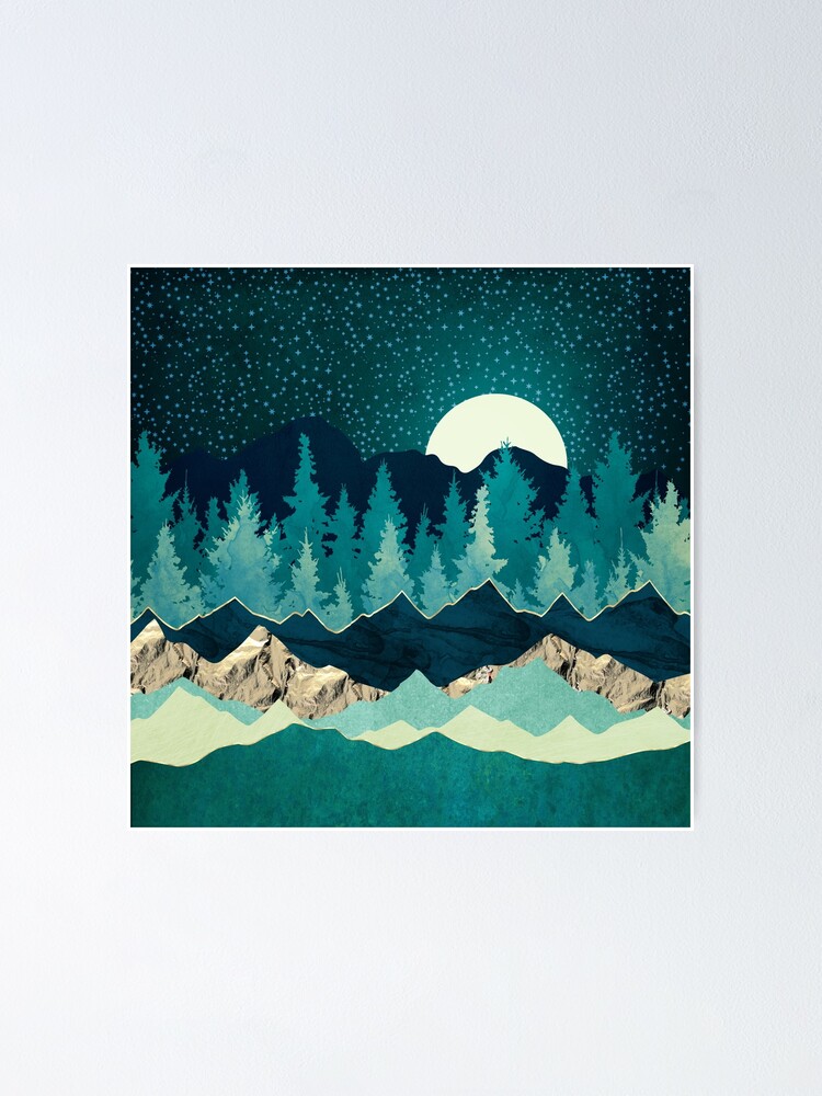 "Sage Forest" Poster by spacefrogdesign | Redbubble