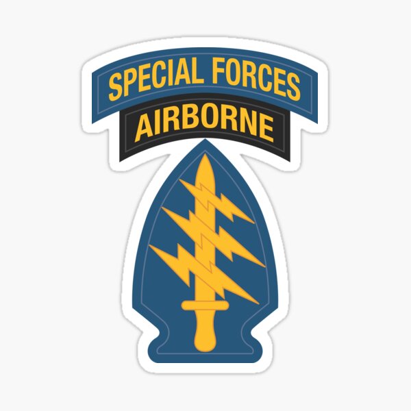 "Airborne Special Forces" Sticker for Sale by AJ Liber | Redbubble