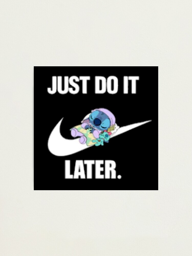 "Stitch - Maybe later" Photographic Print for Sale by xarprofit | Redbubble
