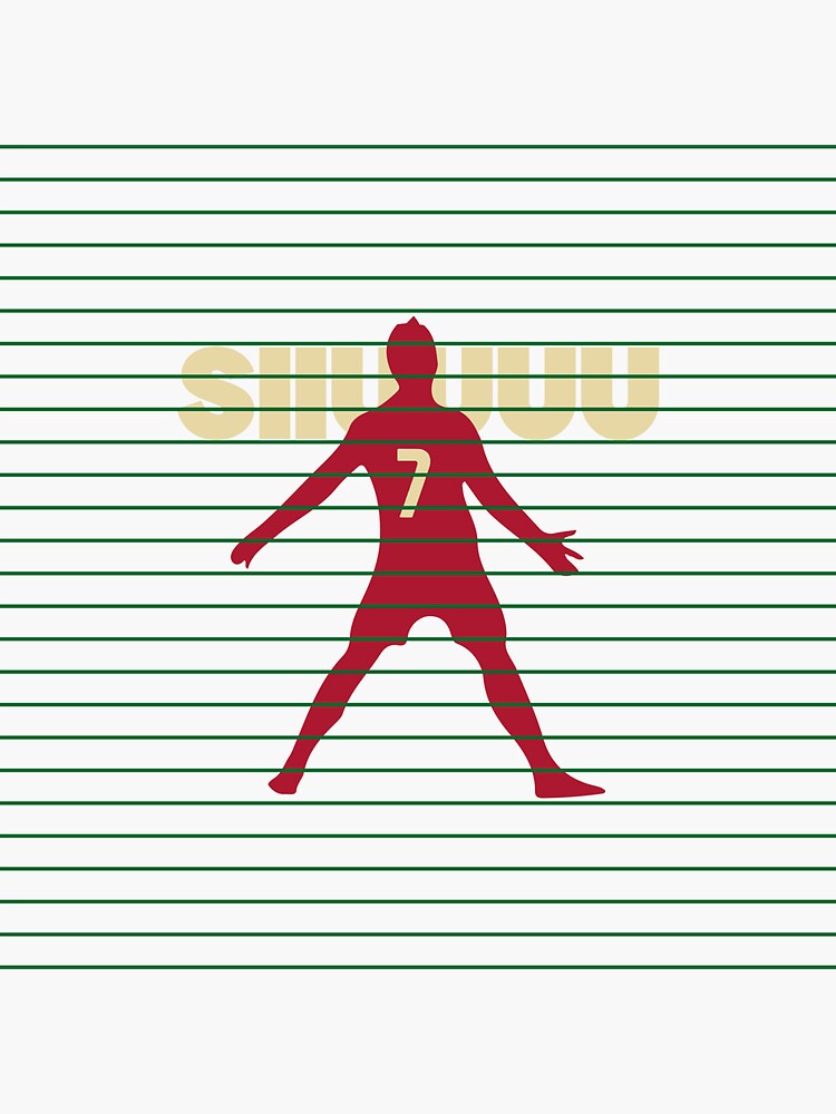 "siuuu Ronaldo Portugal " Sticker for Sale by Ultras- | Redbubble