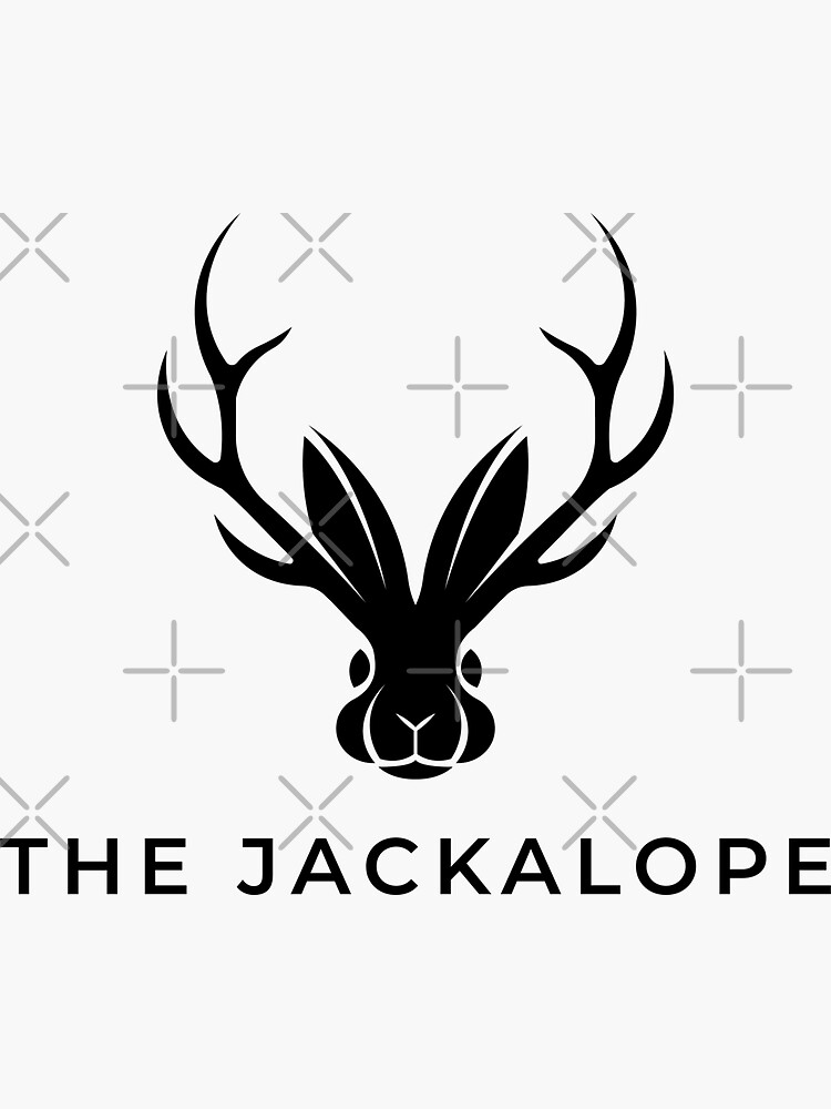 "The Jackalope Logo" Sticker by thejackalope83 | Redbubble