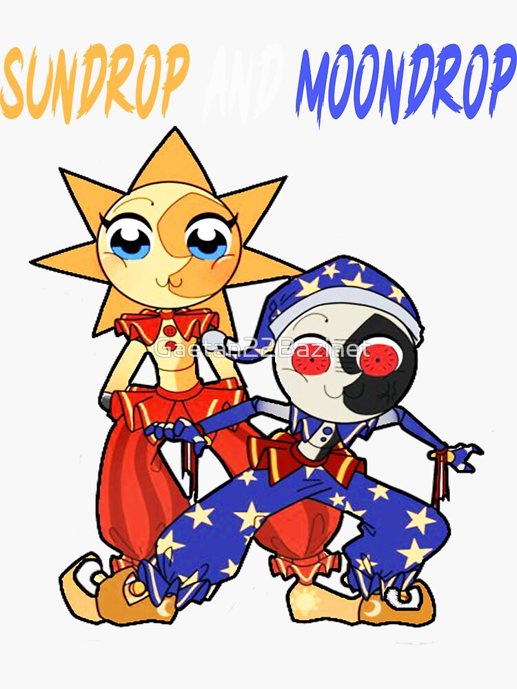 "sundrop and moondrop " Sticker by Gaetan22Bazinet | Redbubble