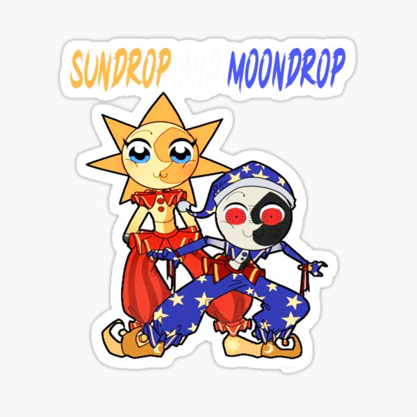 "sundrop and moondrop " Sticker by Gaetan22Bazinet | Redbubble