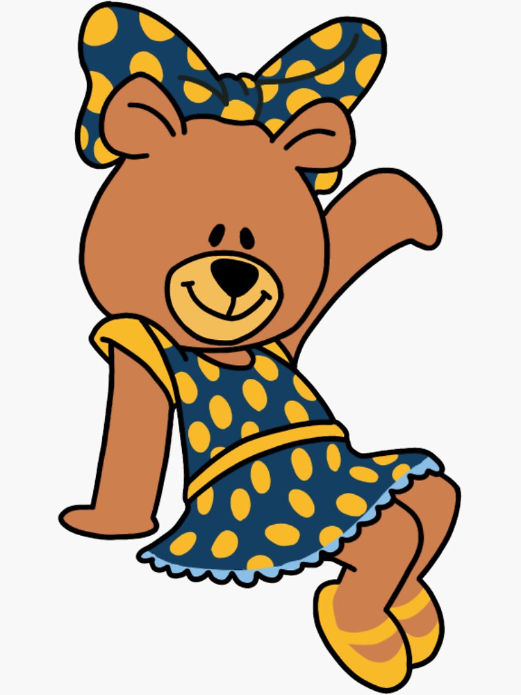 "Betxi Bear" Sticker for Sale by ABIGAILCAVE20 | Redbubble