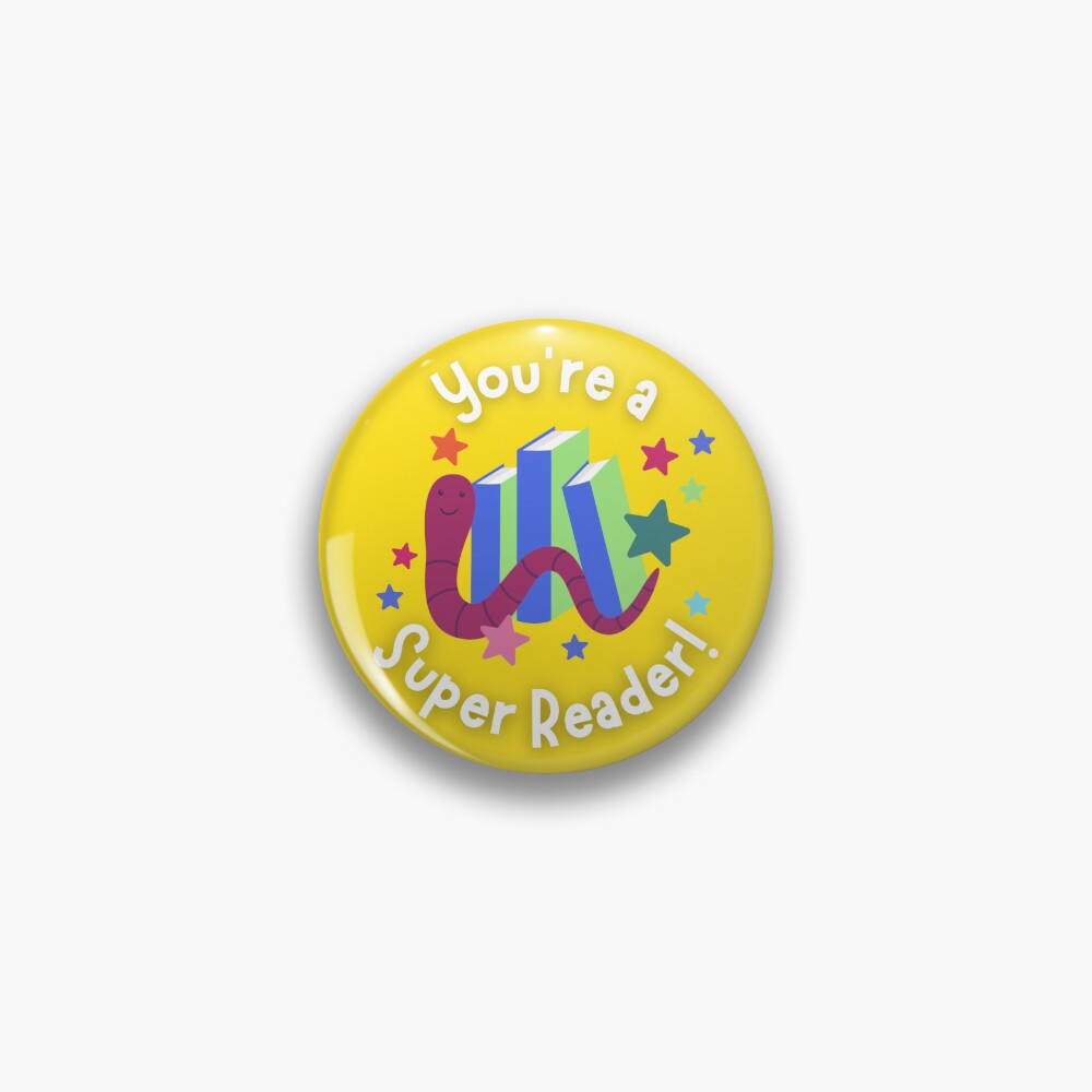 "Your' re a Super Reader ! " Sticker for Sale by Athena Milonas | Redbubble